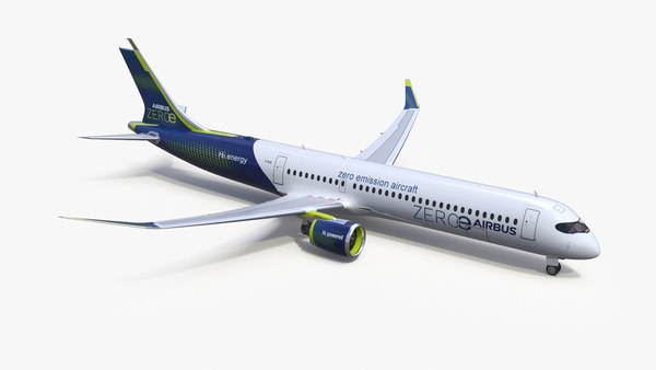modelo 3d Airbus ZEROe Turbofán - TurboSquid 2280234