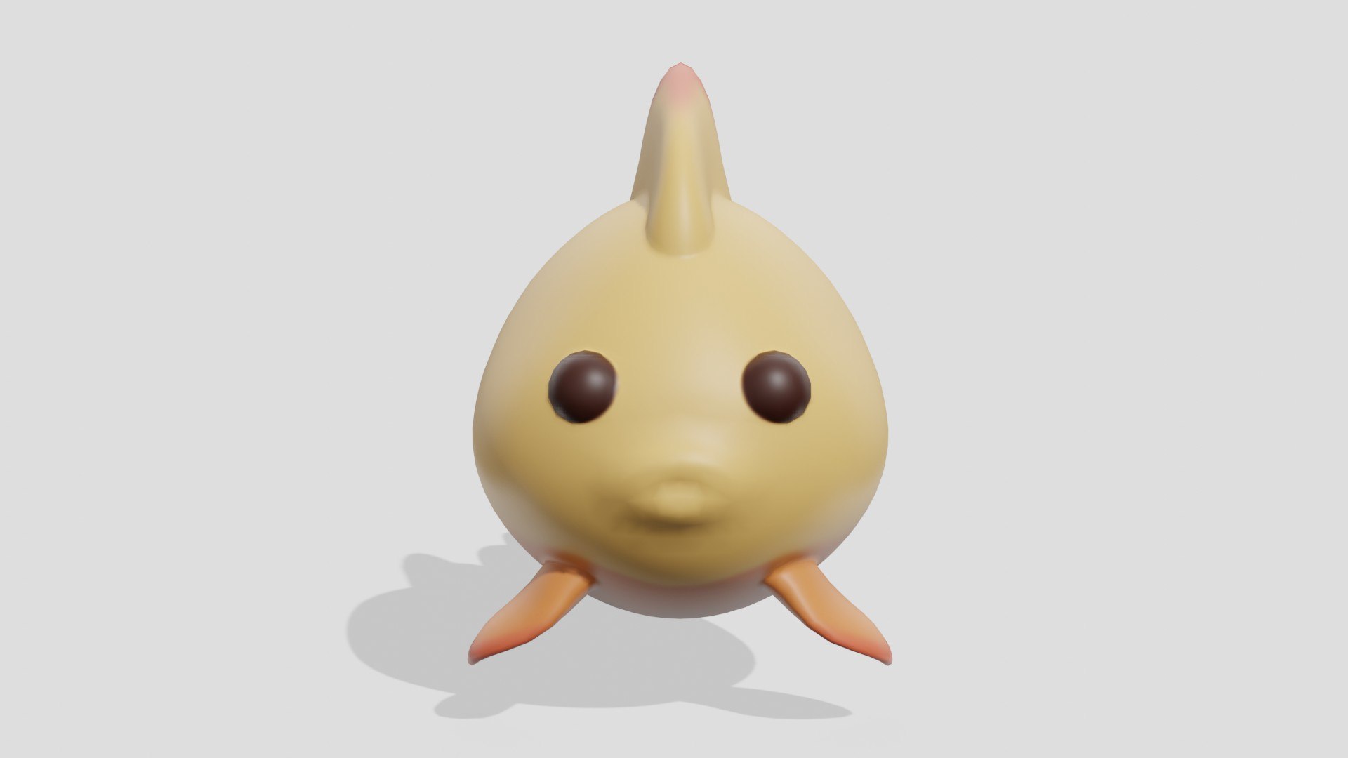 3D Cute goldfish model - TurboSquid 2098894