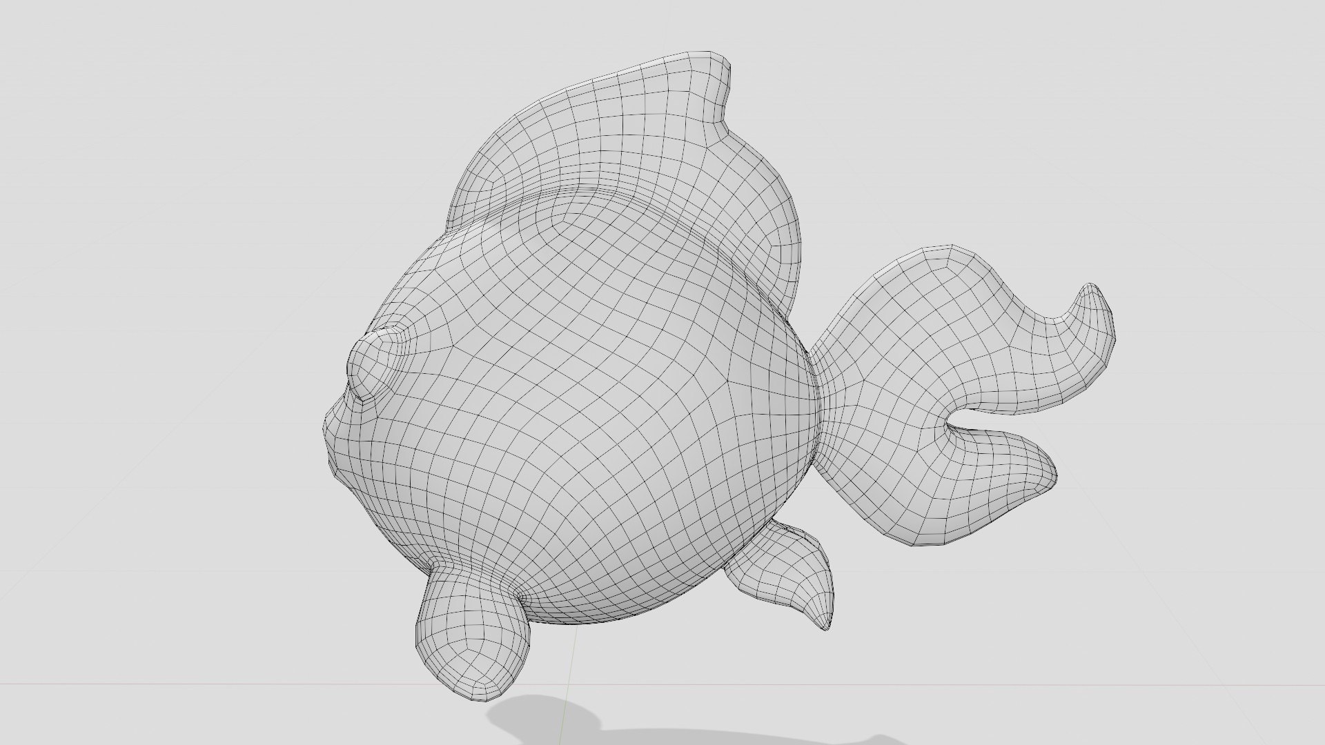 3D Cute goldfish model - TurboSquid 2098894