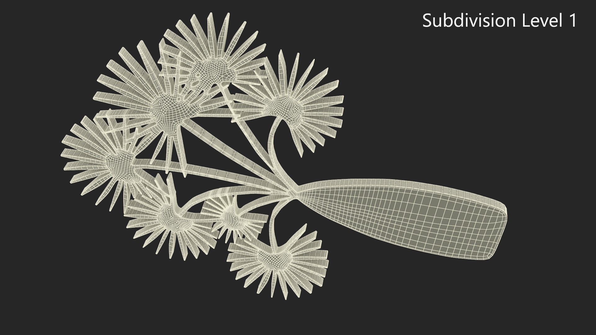 3D Date Tree Silhouette - TurboSquid 2225222