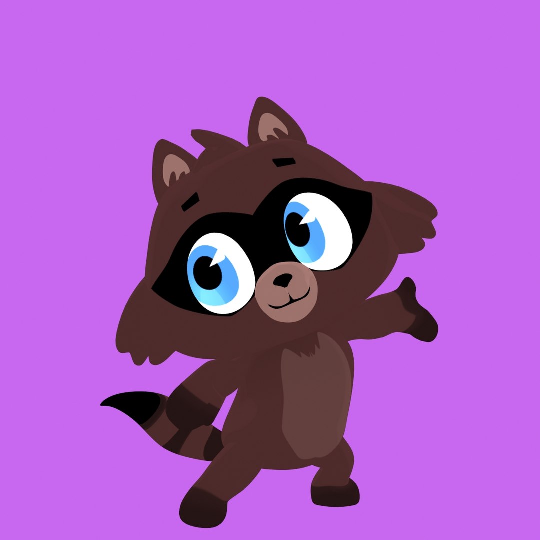 Raccoon Cartoon Max