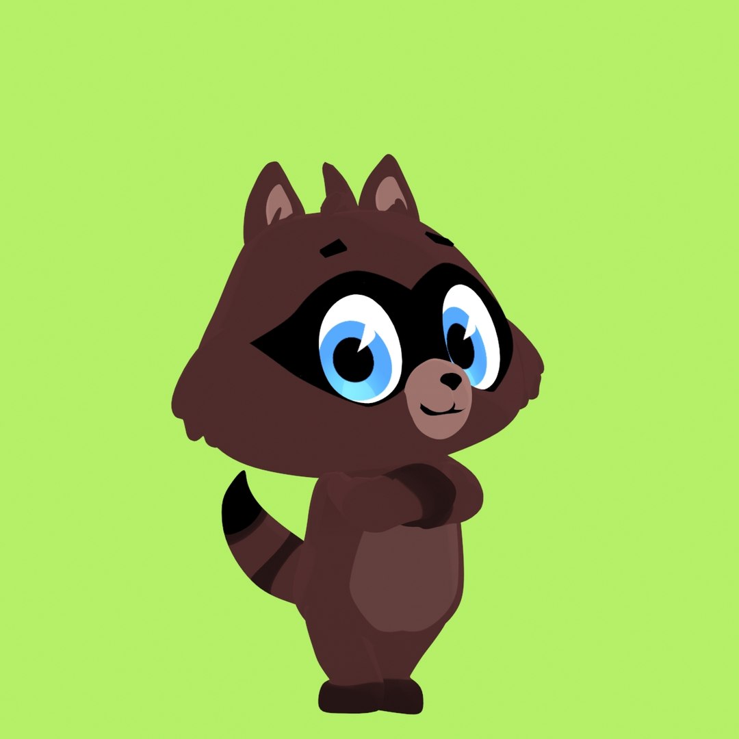 Raccoon Cartoon Max