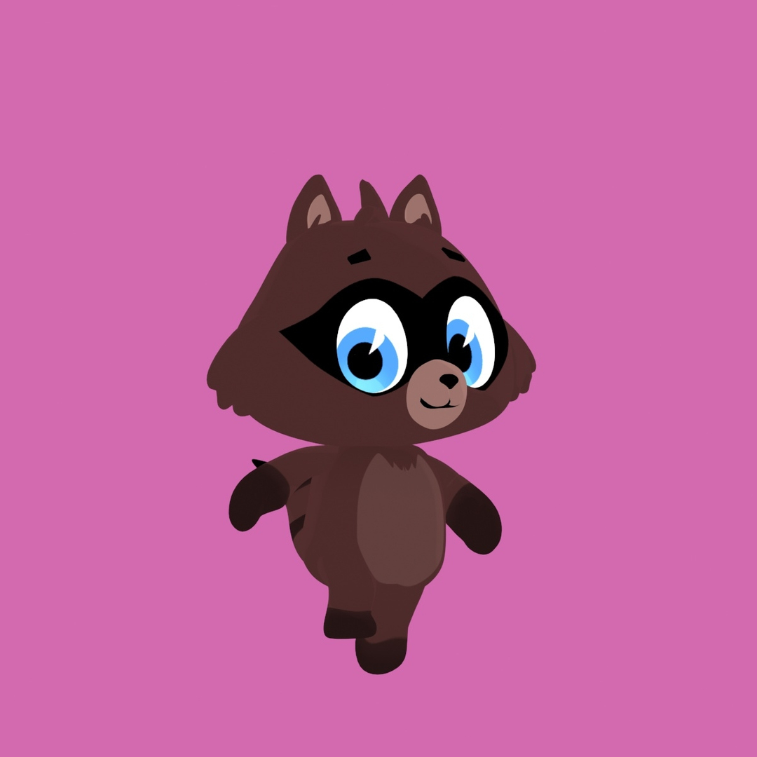 Raccoon Cartoon Max