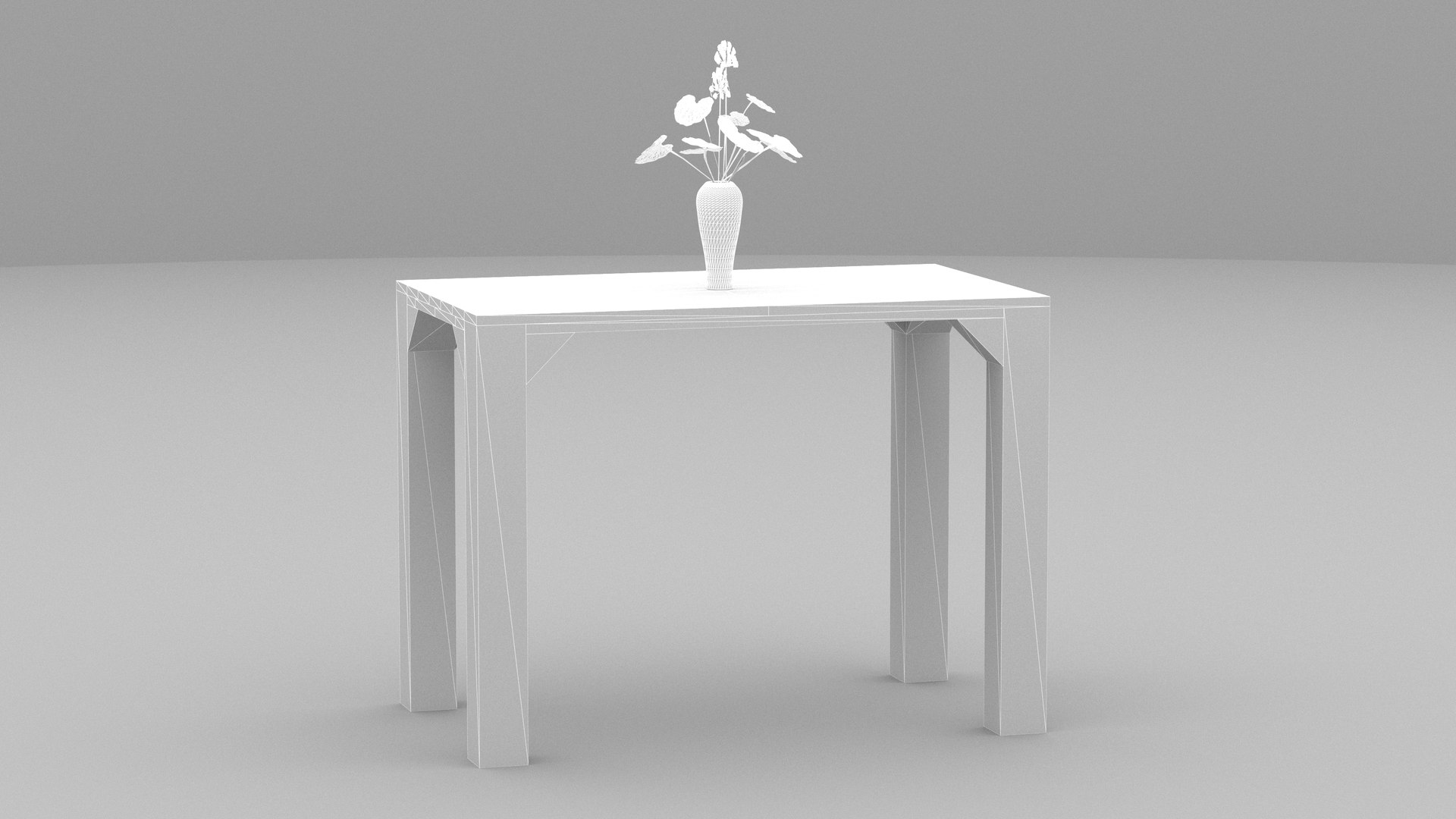 Wood Table Model - TurboSquid 2120562