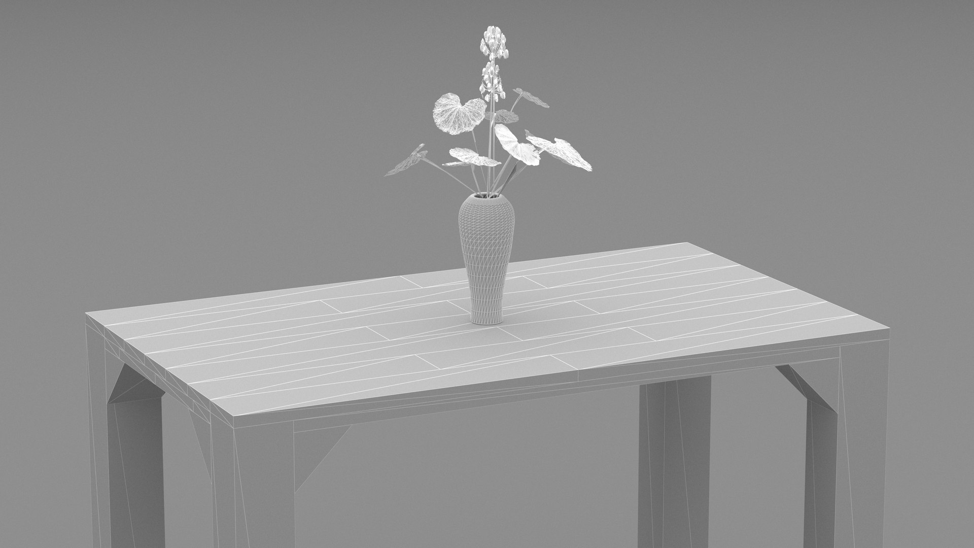 Wood Table Model - TurboSquid 2120562