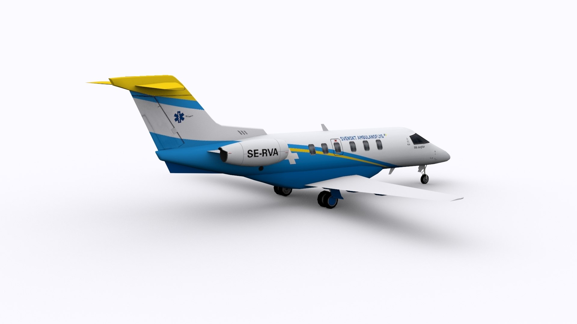 Low-Poly Pilatus PC-24 3D - TurboSquid 1727548