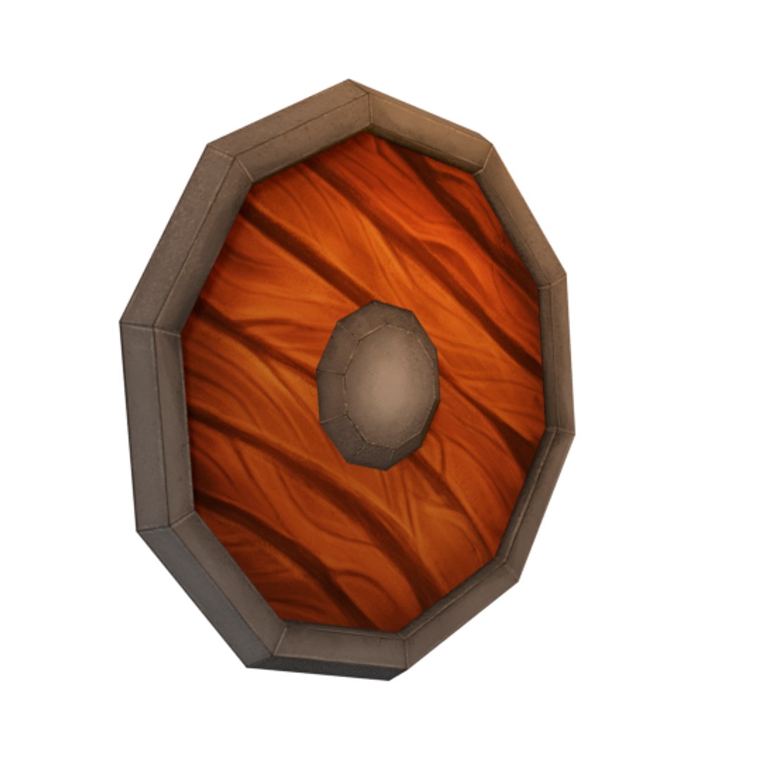 3D toon fantasy shield model - TurboSquid 1210153
