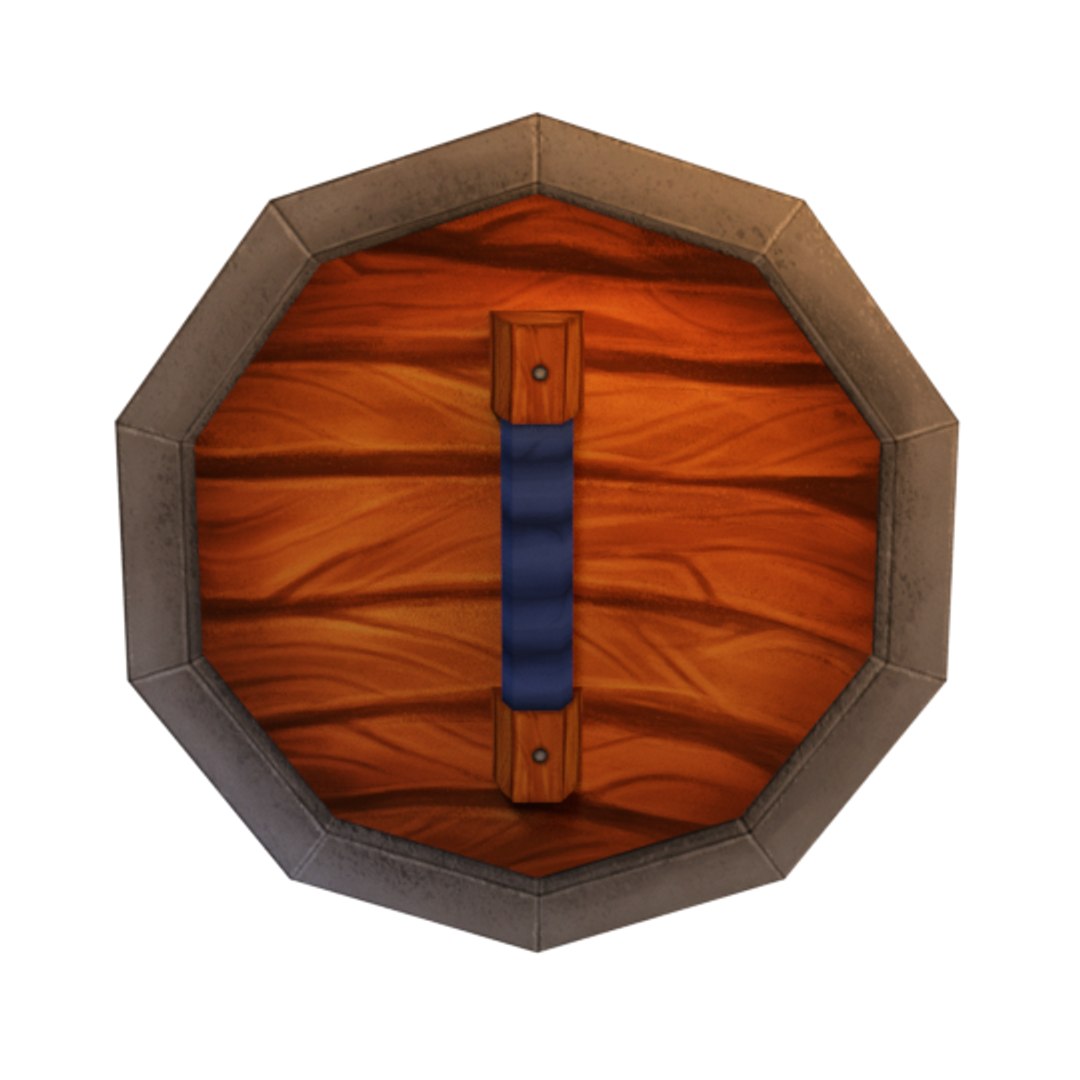 3D toon fantasy shield model - TurboSquid 1210153