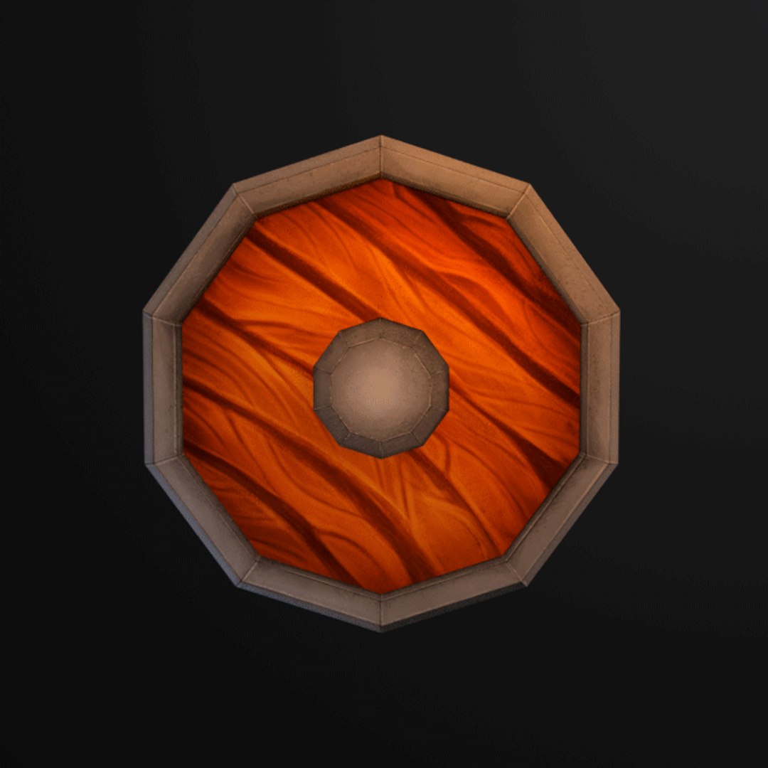 3D toon fantasy shield model - TurboSquid 1210153