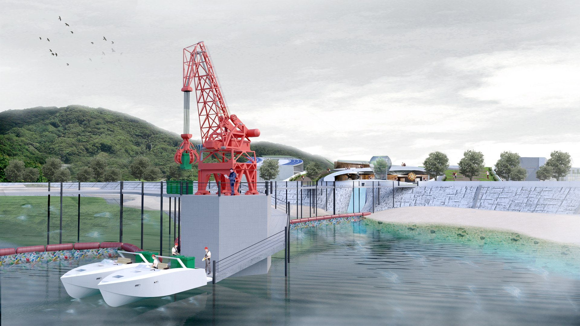 3D model Factory Island Energy - TurboSquid 2030186