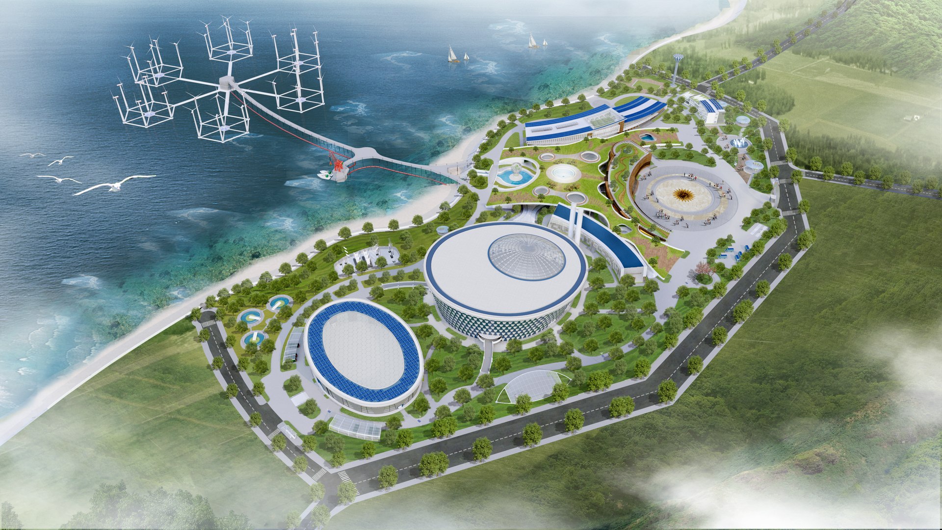 3D model Factory Island Energy - TurboSquid 2030186