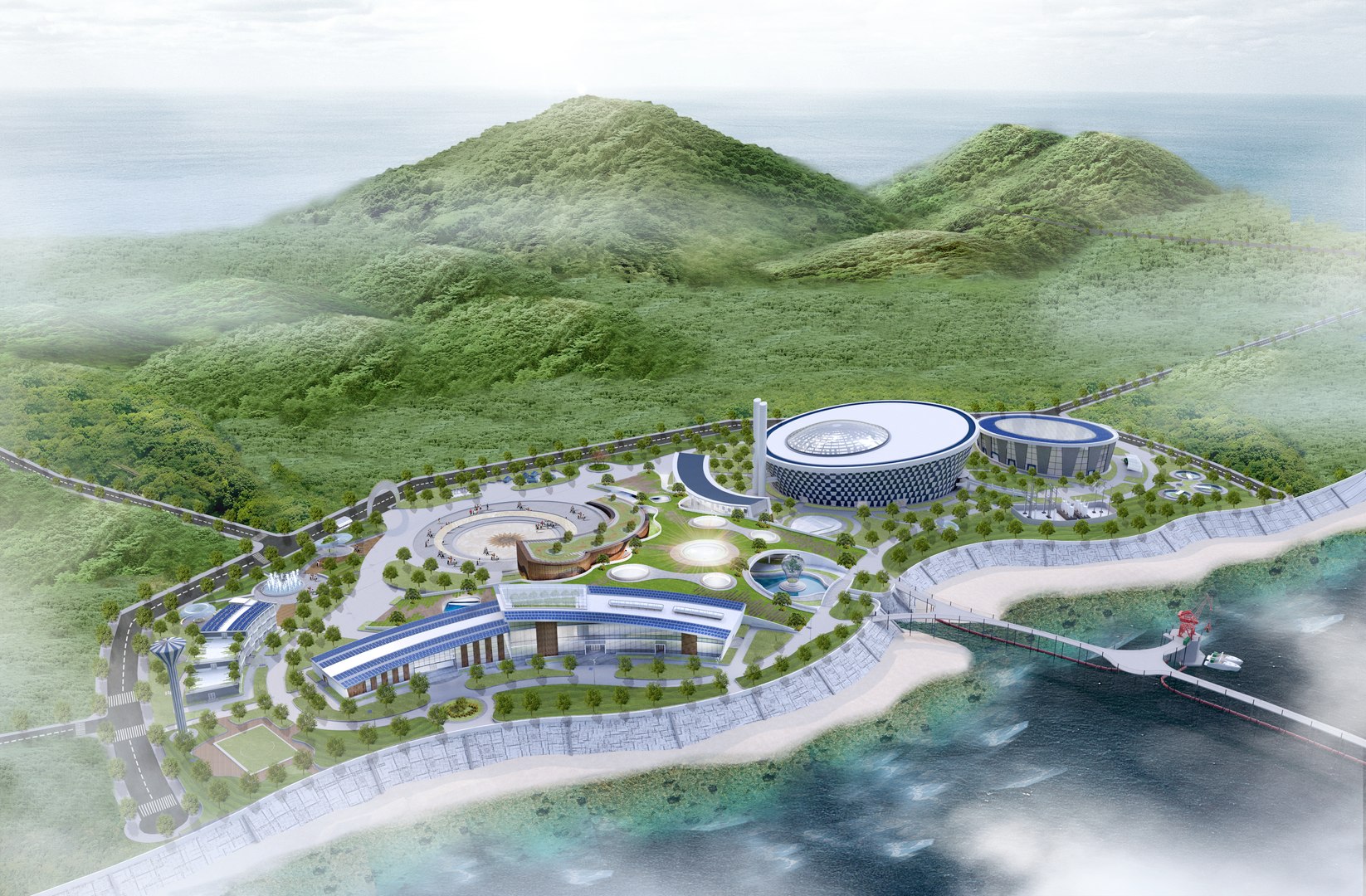 3D model Factory Island Energy - TurboSquid 2030186