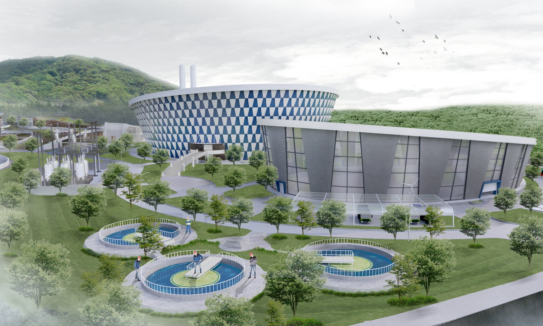 3D model Factory Island Energy - TurboSquid 2030186