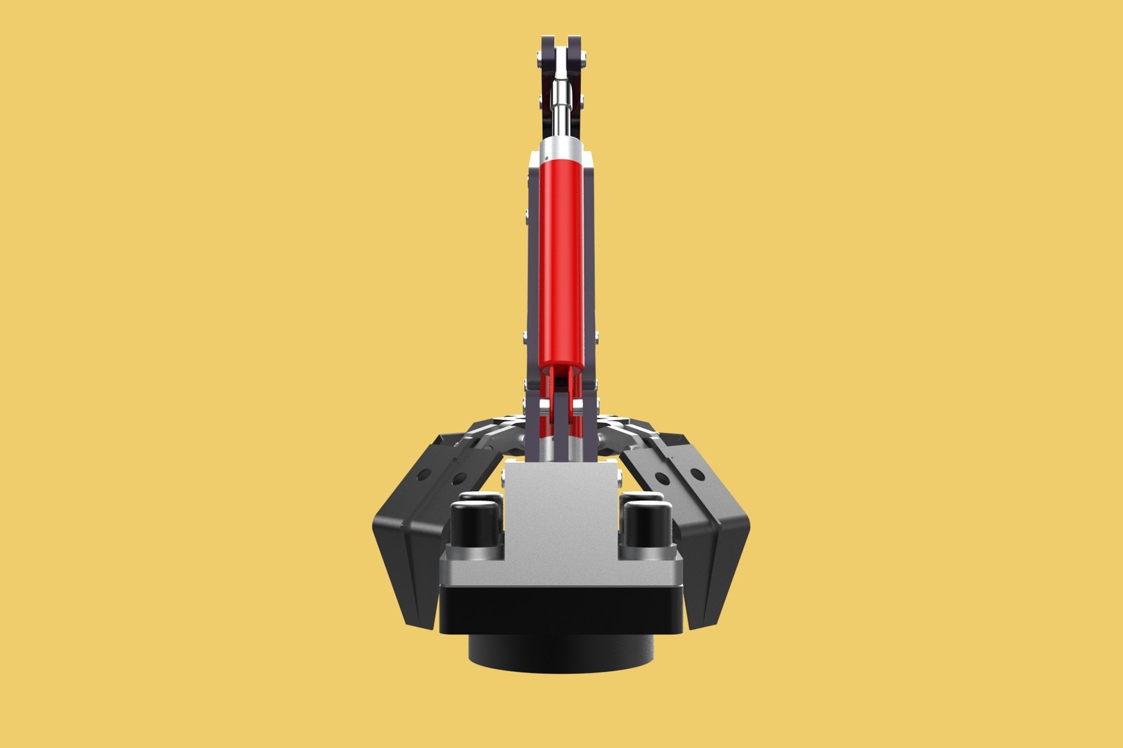 ATTACHMENT MOUNTED CRANE BACKHOE CRAWLER LOADER LIFTING FORKLIFT 3D ...