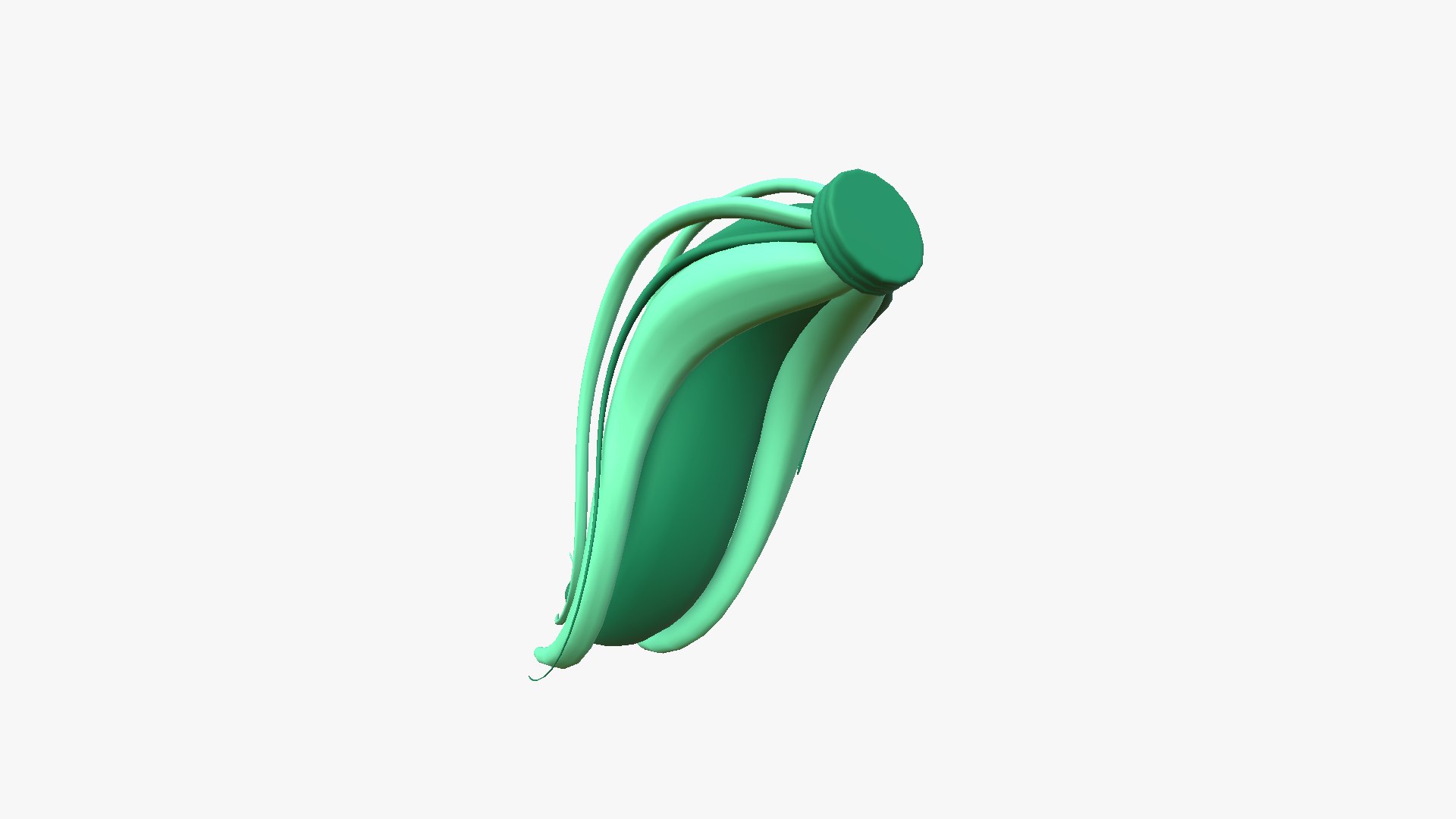 3D Furry Tail A07 Green - Headband Character Design - TurboSquid 2103017