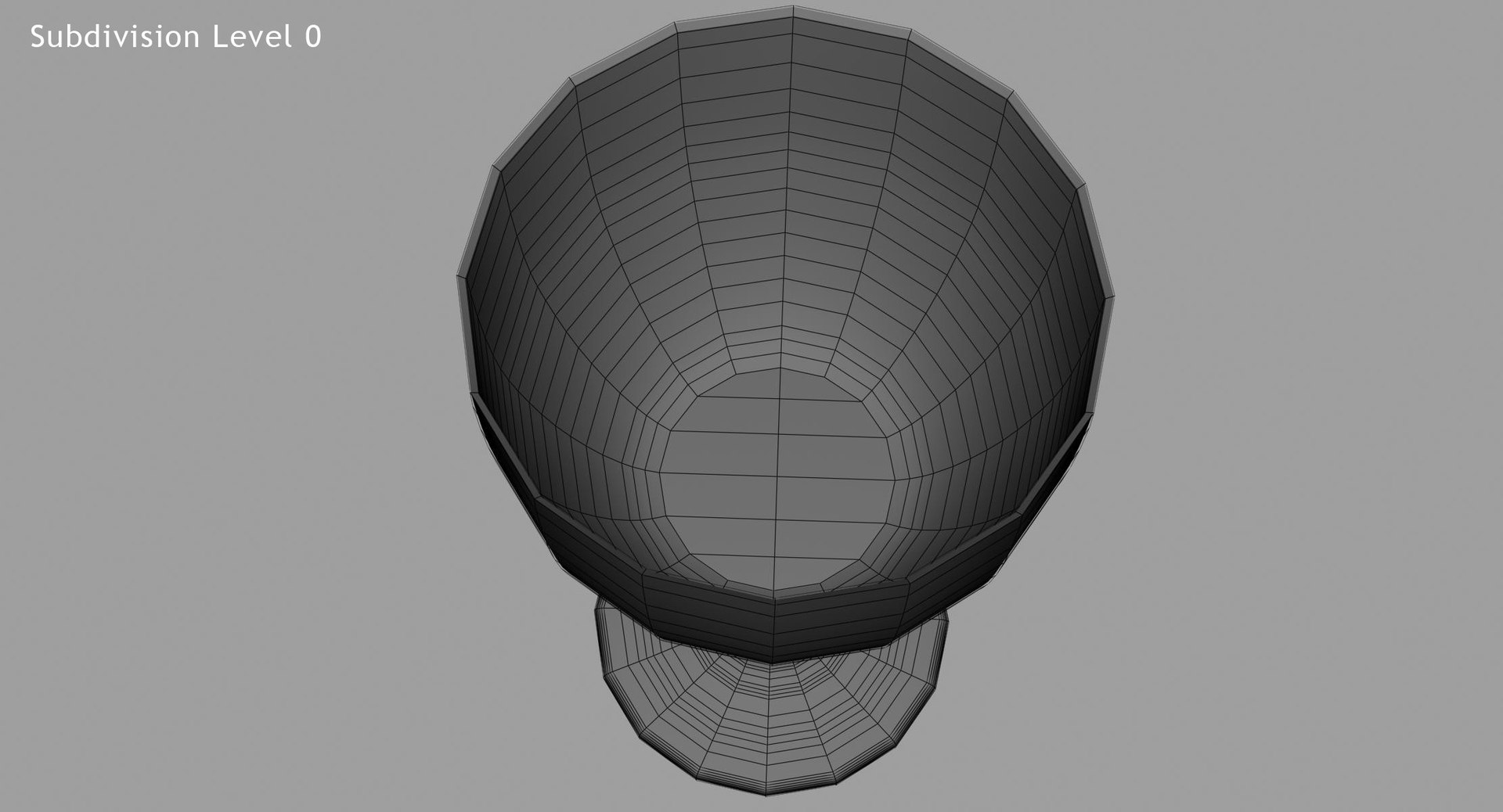 3d Silver Medieval Cup