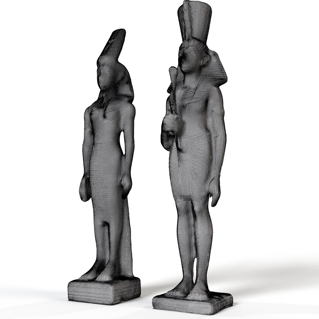 Ancient Egyptian Sculptures Model - TurboSquid 2308733