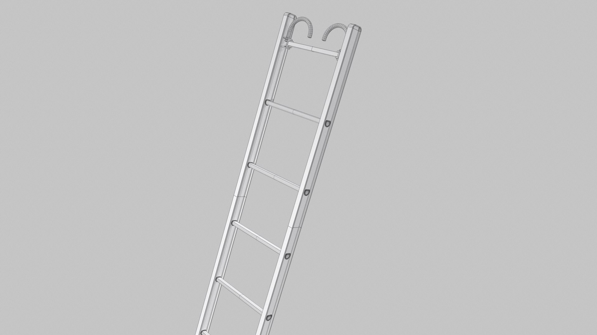3D Ground Ladder - TurboSquid 1760049