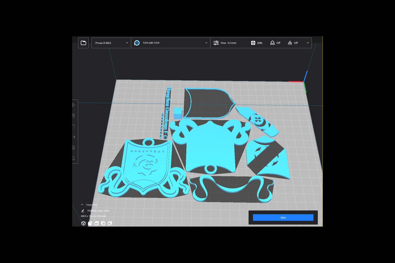 Hangzhou Greentown FC Logo Shield Printable Keychan And Renderable 3D ...