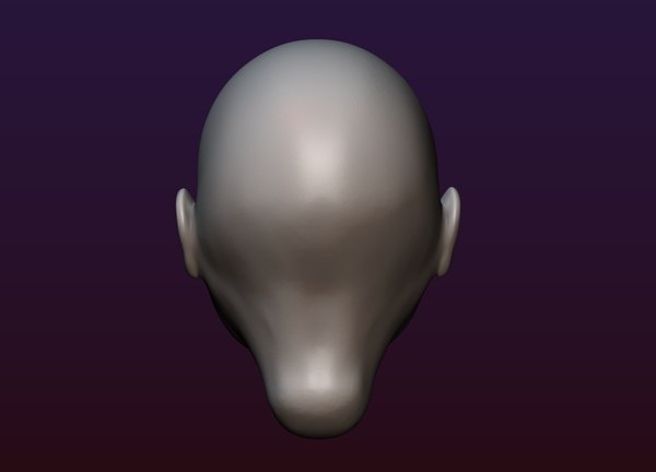 3D Male head 6 Bald head - TurboSquid 1889194