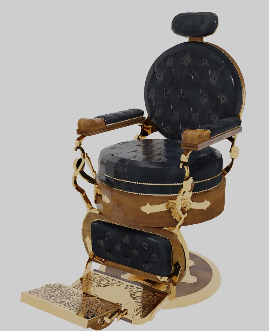 Barbershopchair 3D Model - TurboSquid 1619673