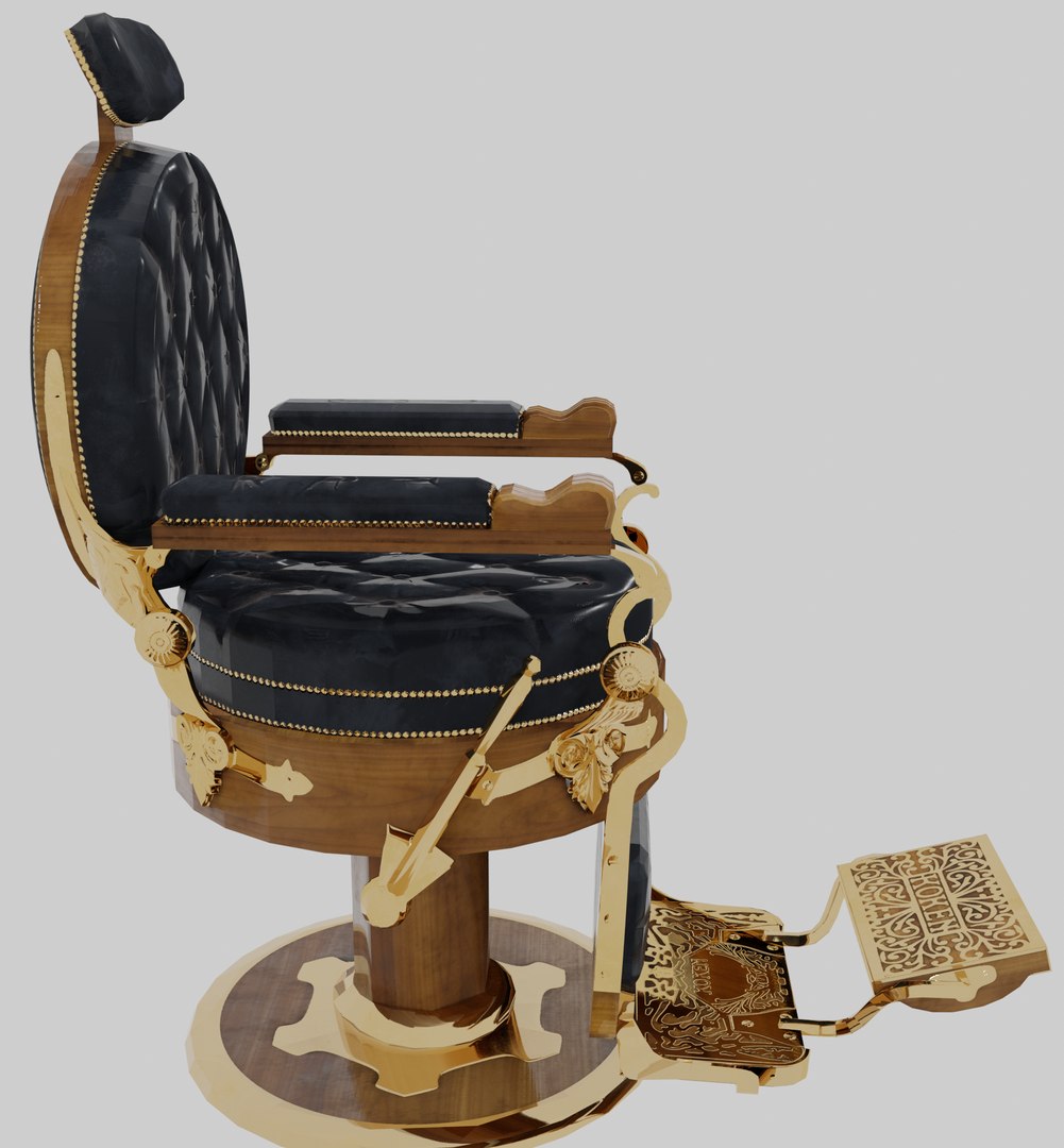 Barbershopchair 3D Model - TurboSquid 1619673