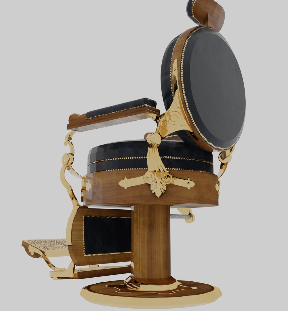 Barbershopchair 3D Model - TurboSquid 1619673