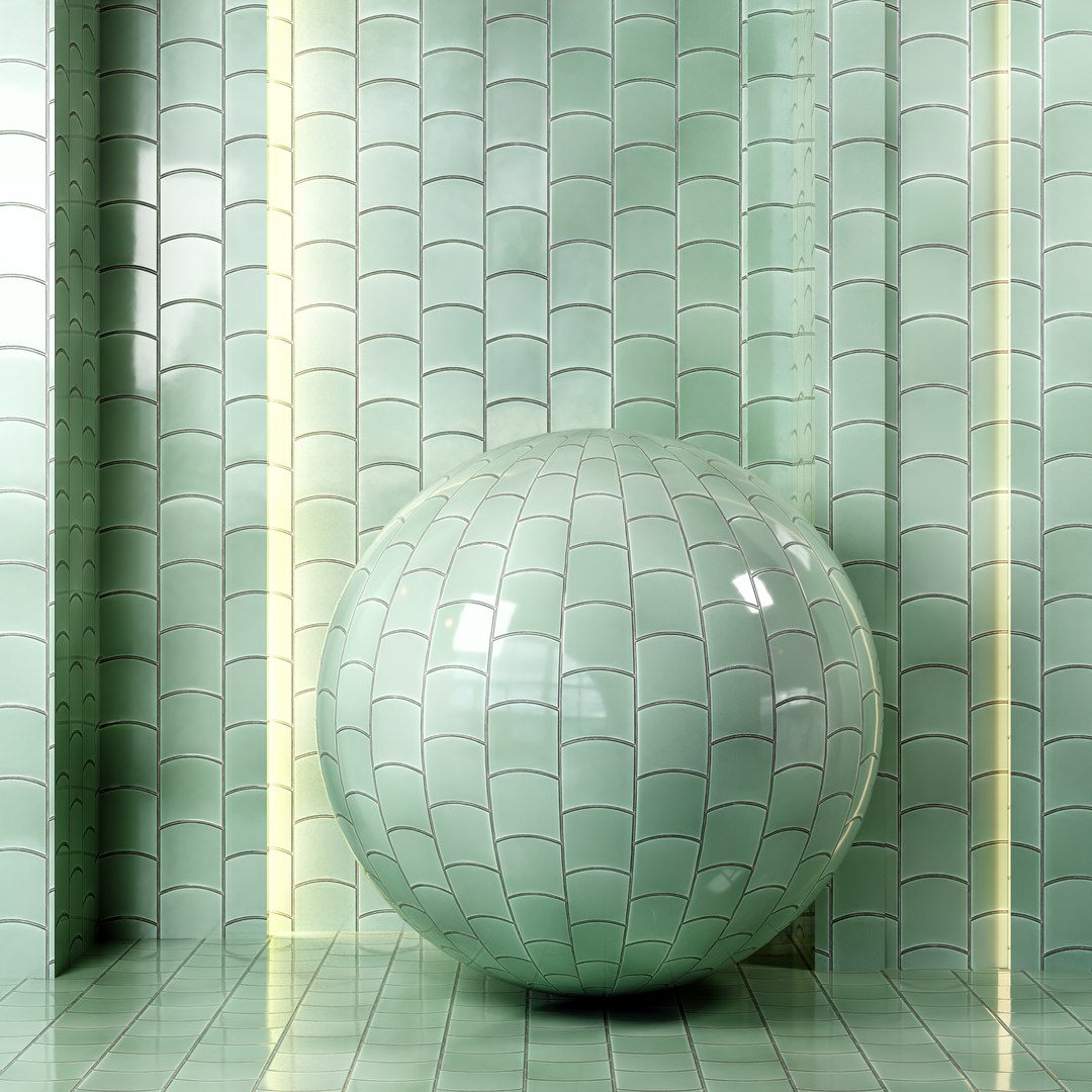 Equipe Wave Tile New Pattern - 4K Seamless PBR 9 Colors 3D Model - TurboSquid 2369262