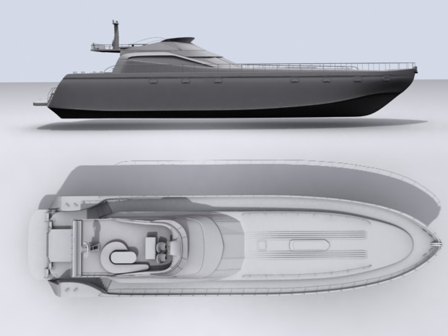 3d Deck Sea Motor Boats