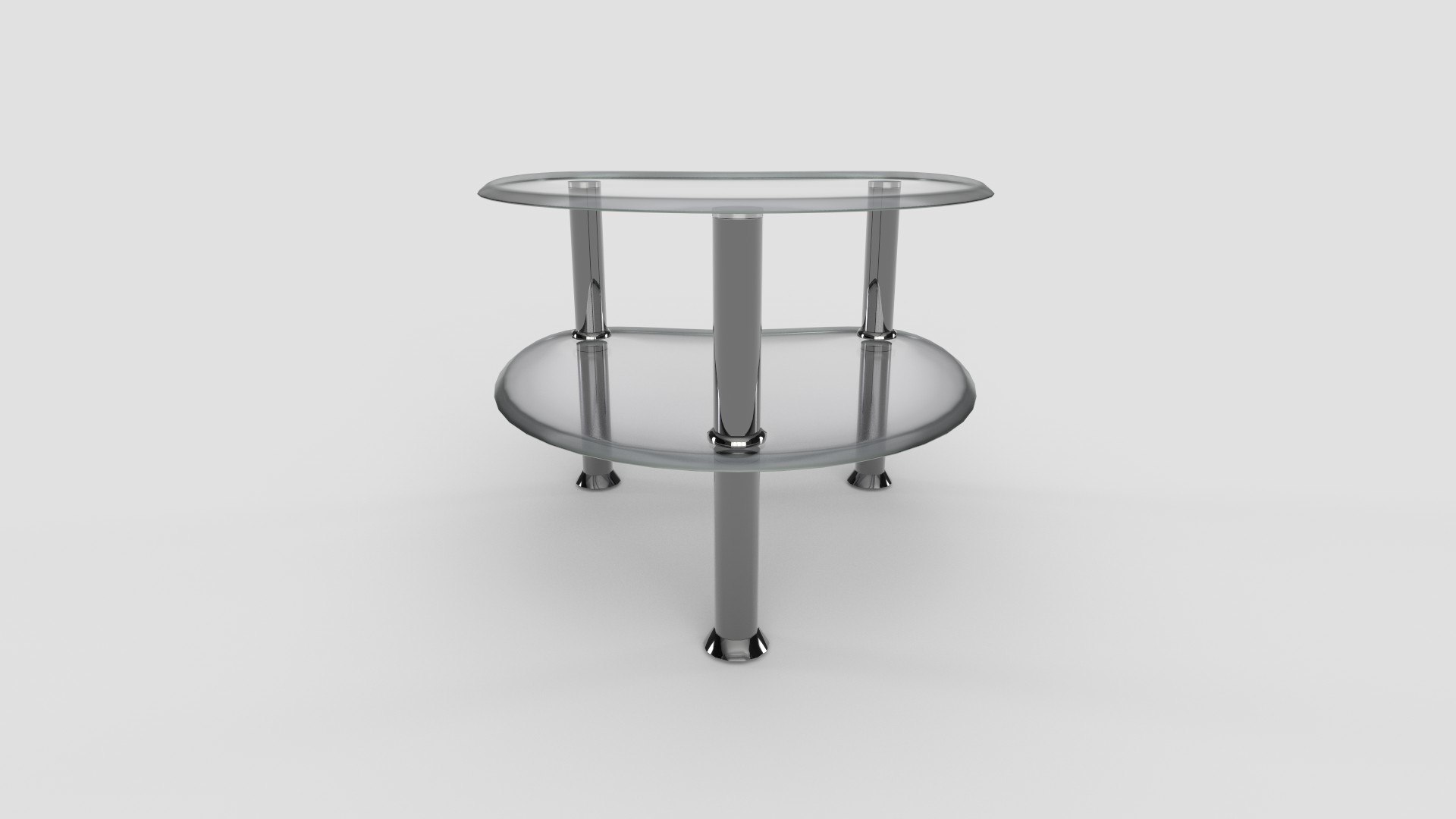 Glass Table 3D Model - TurboSquid 2256444