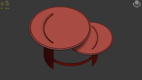 Norman Center Table 3D model - TurboSquid 1885839