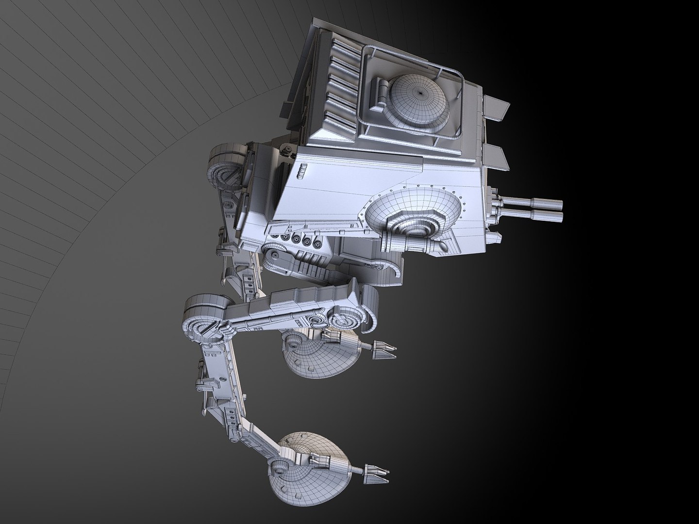 3d At-st Model