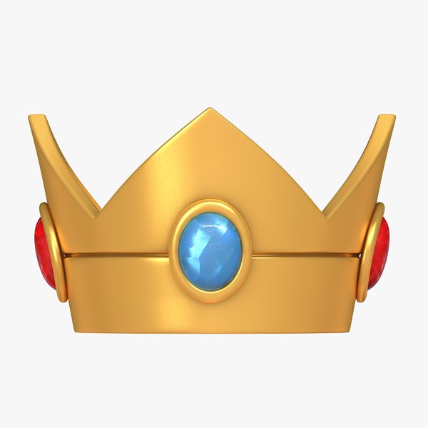 3D super mario crown peach - TurboSquid 1521179