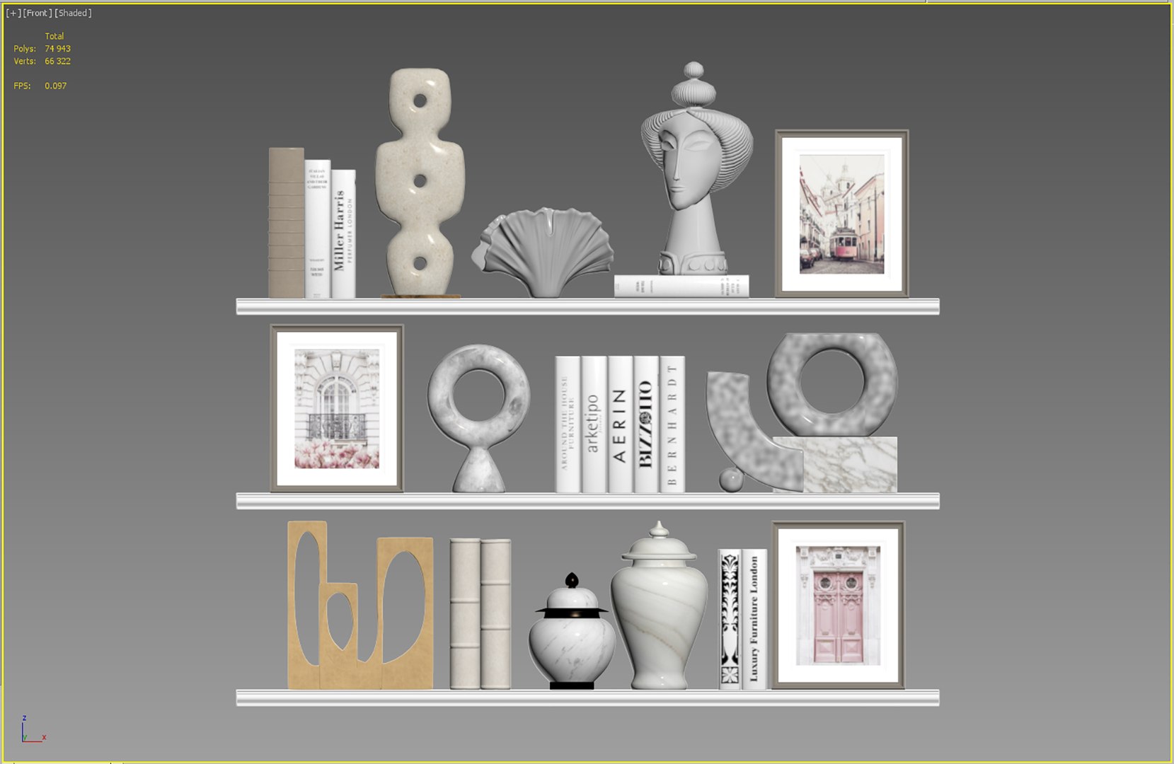 Decor Set 193 3d Model Turbosquid 2124340
