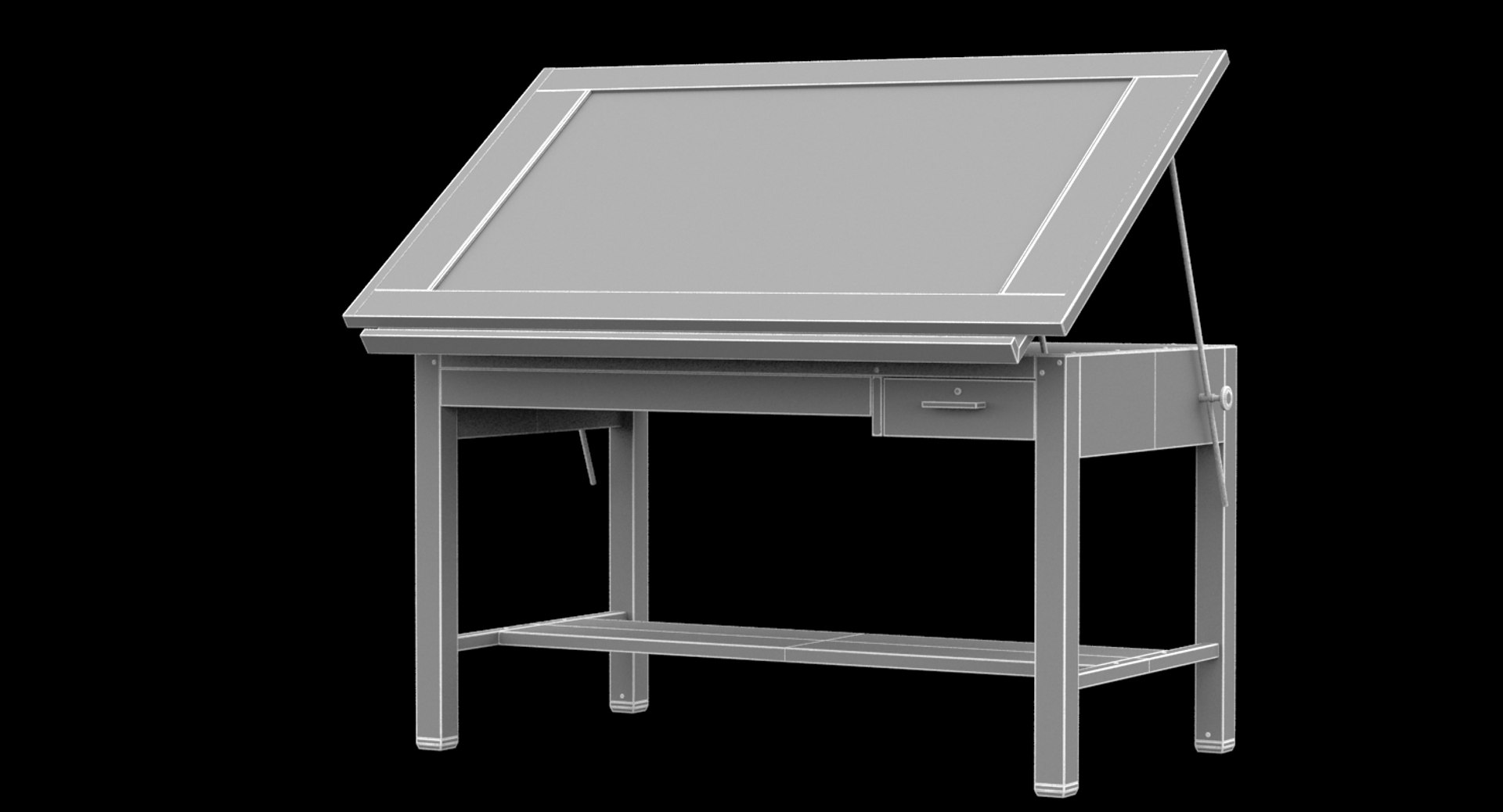 3D Drawing Board - TurboSquid 1498886