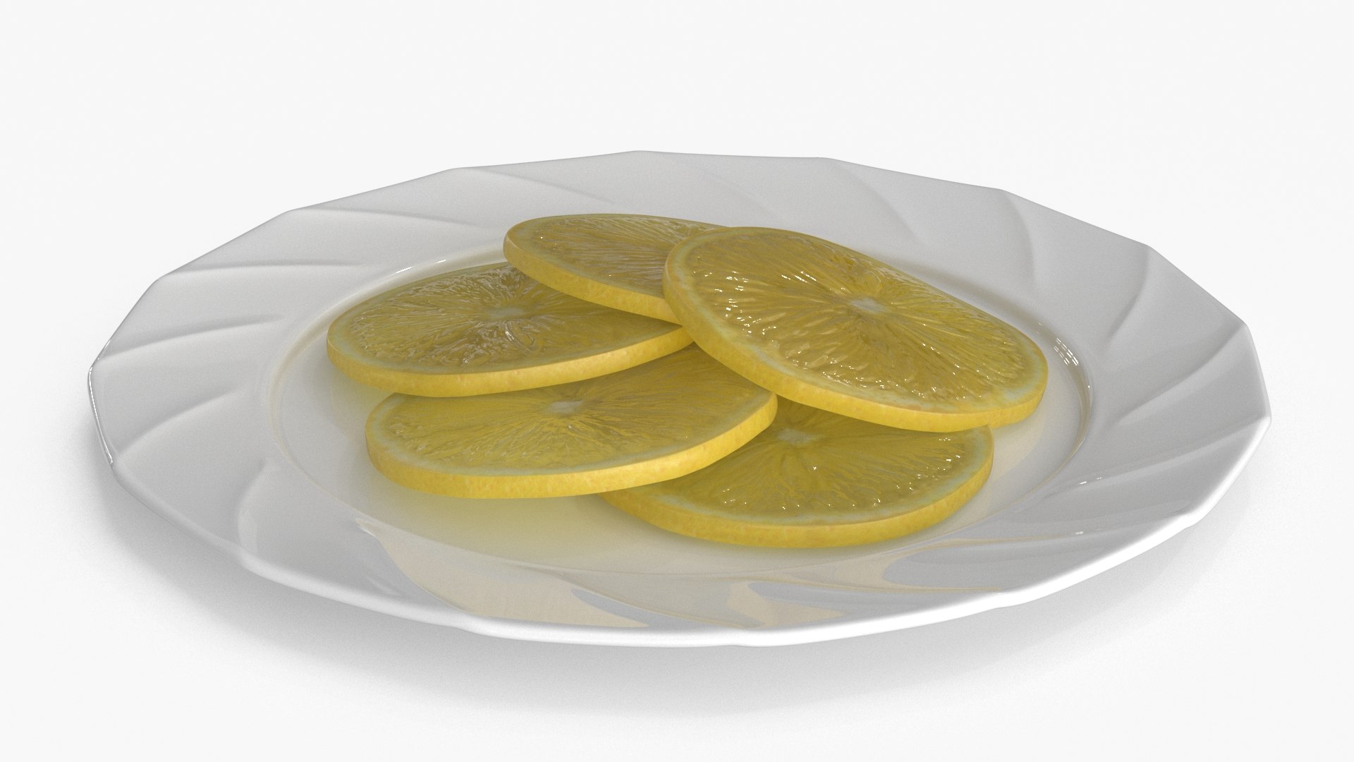 3D Lemon Slice - TurboSquid 2073850