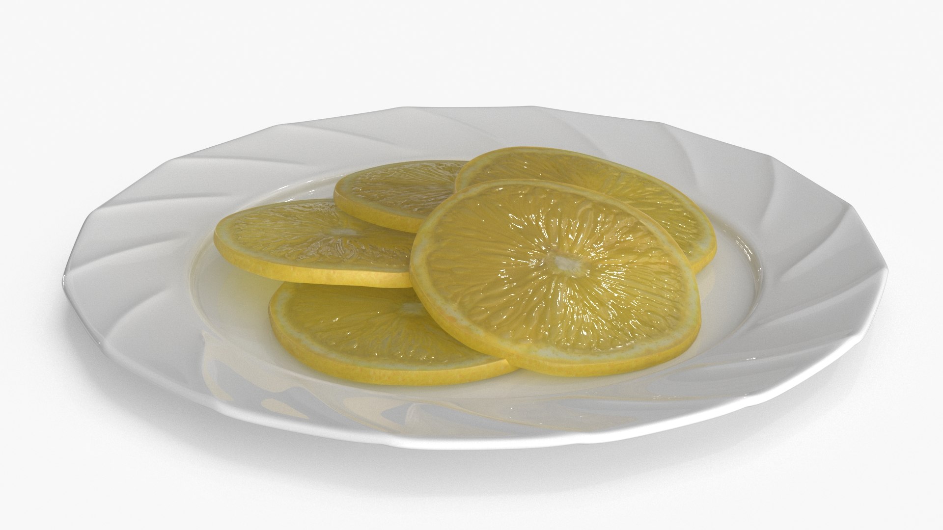3D Lemon Slice - TurboSquid 2073850