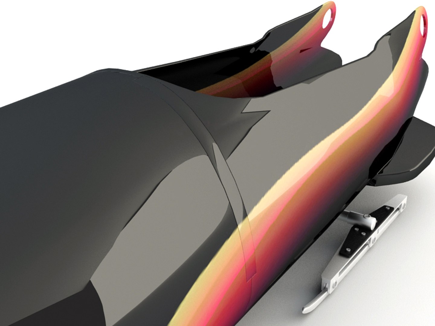 3d bobsleigh track parts sleds