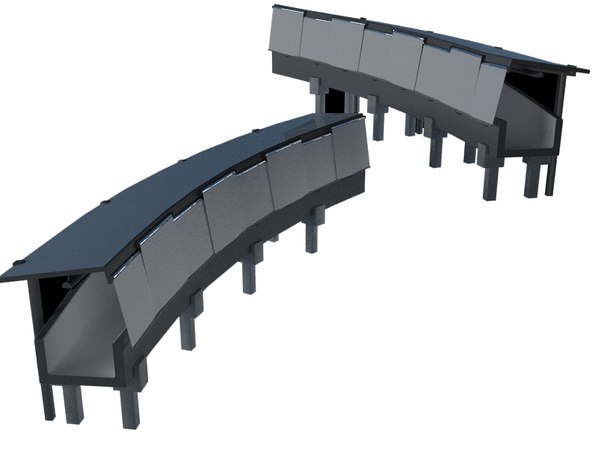 3d bobsleigh track parts sleds
