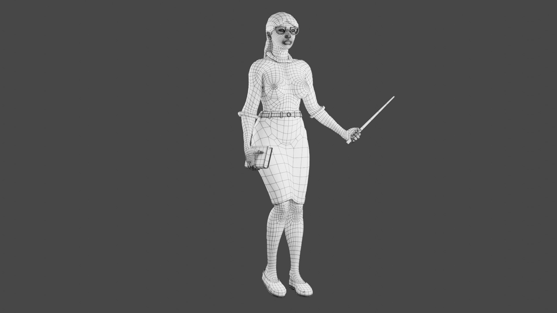 Teacher Printable 3D Model - TurboSquid 2082092
