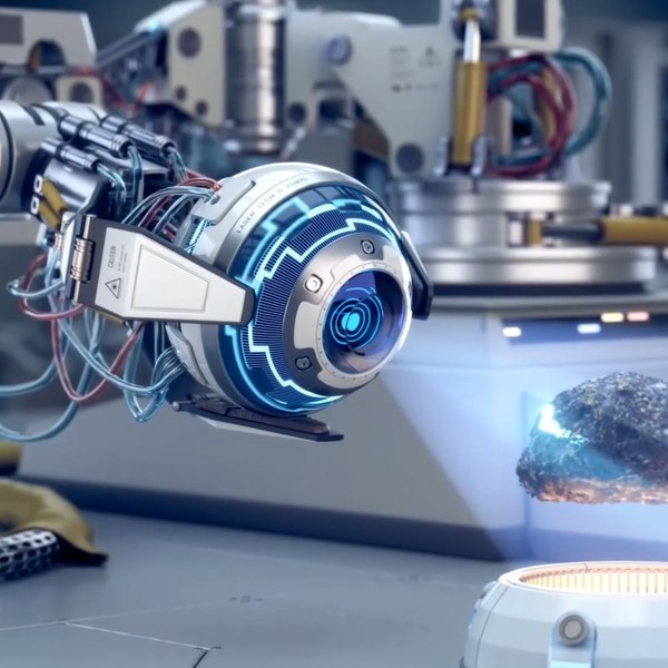 modelo 3d Sci-fi Futuristic Scanner Eye - TurboSquid 2032398