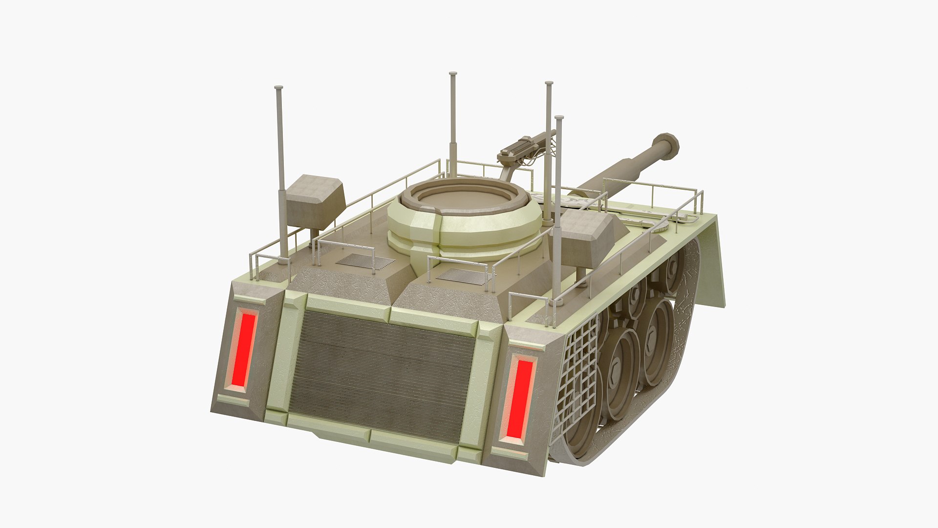 Tank 01 Model - TurboSquid 1869582