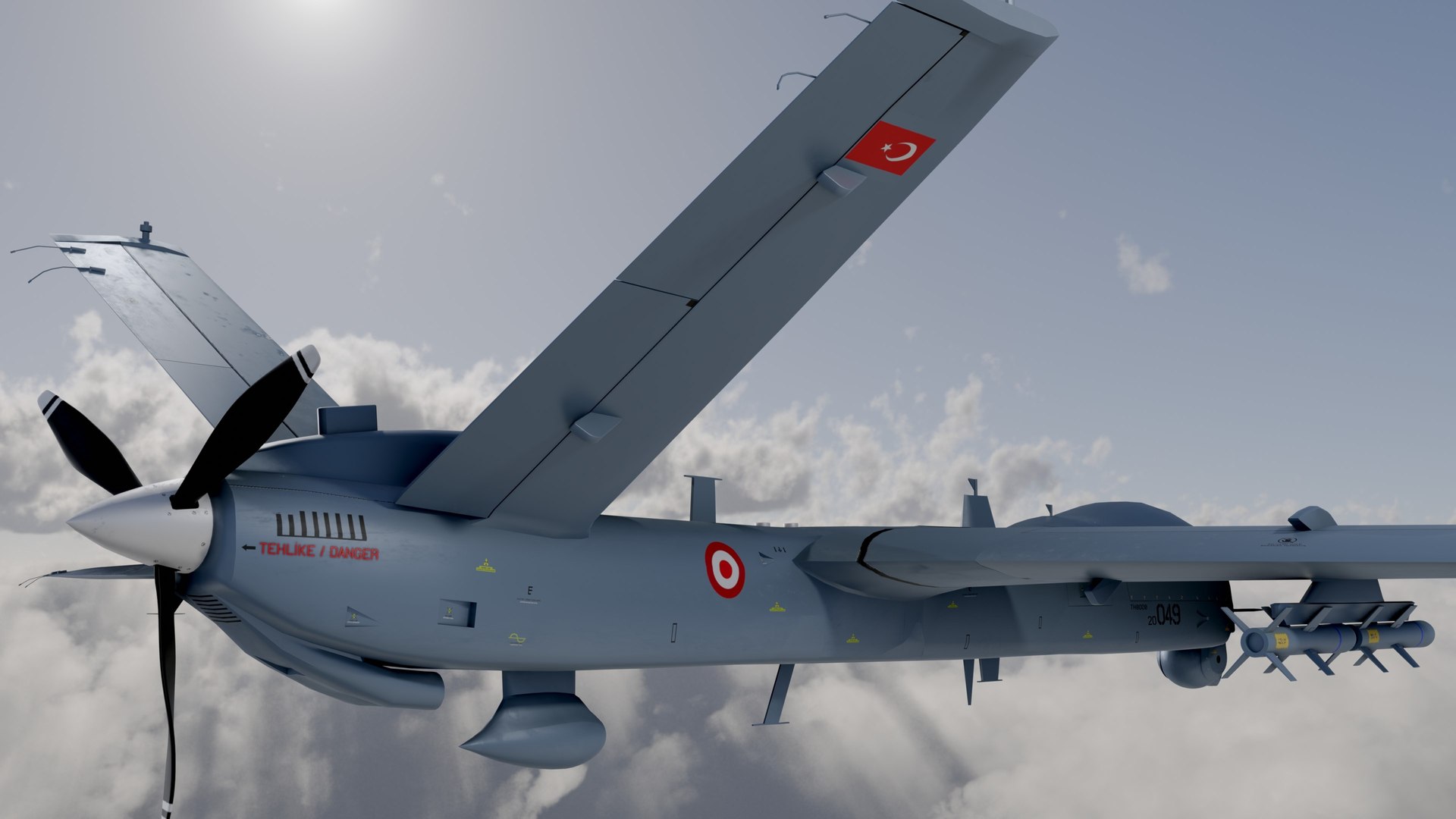 ANKA UAV 3D - TurboSquid 1828030