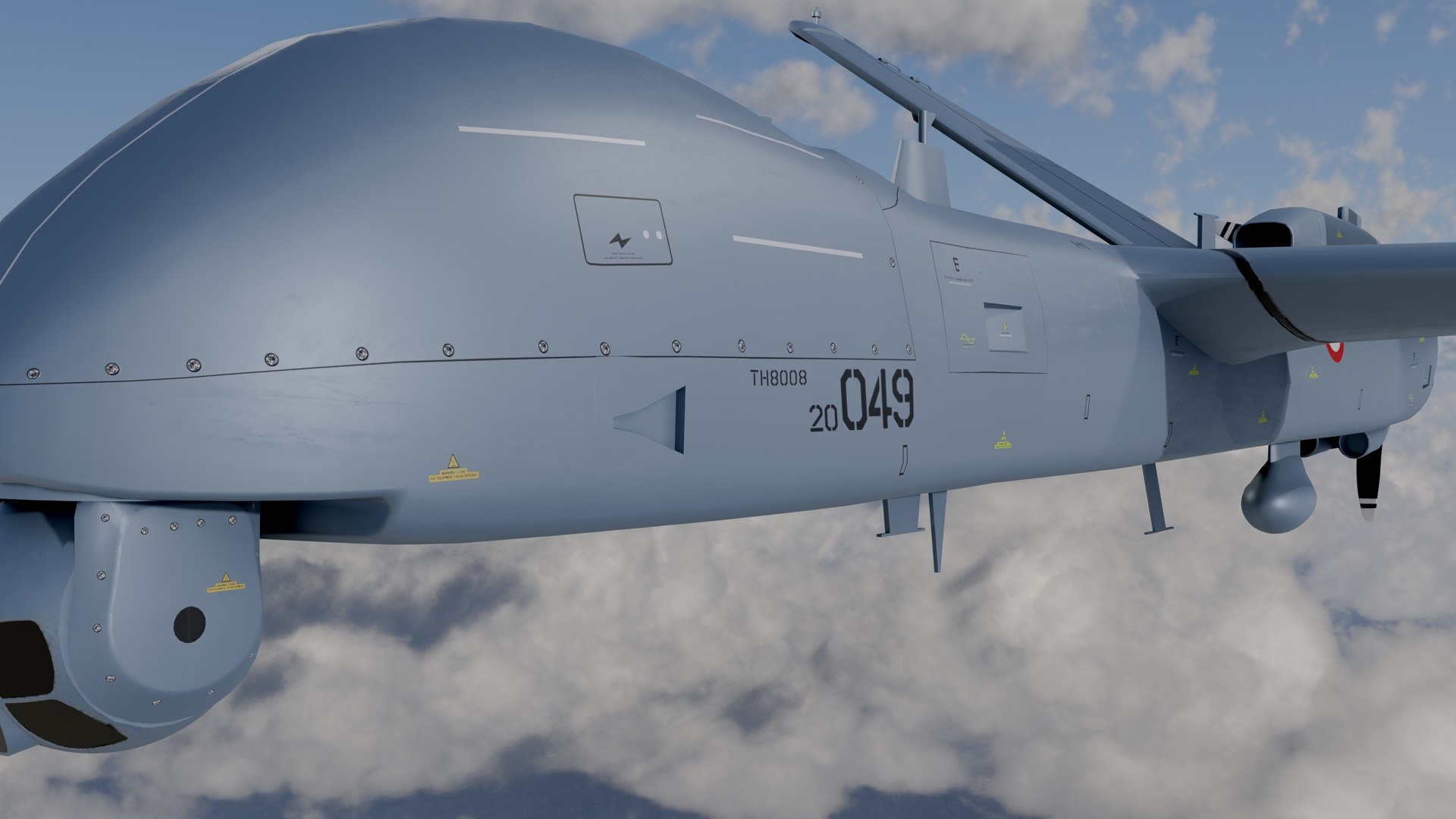 ANKA UAV 3D - TurboSquid 1828030