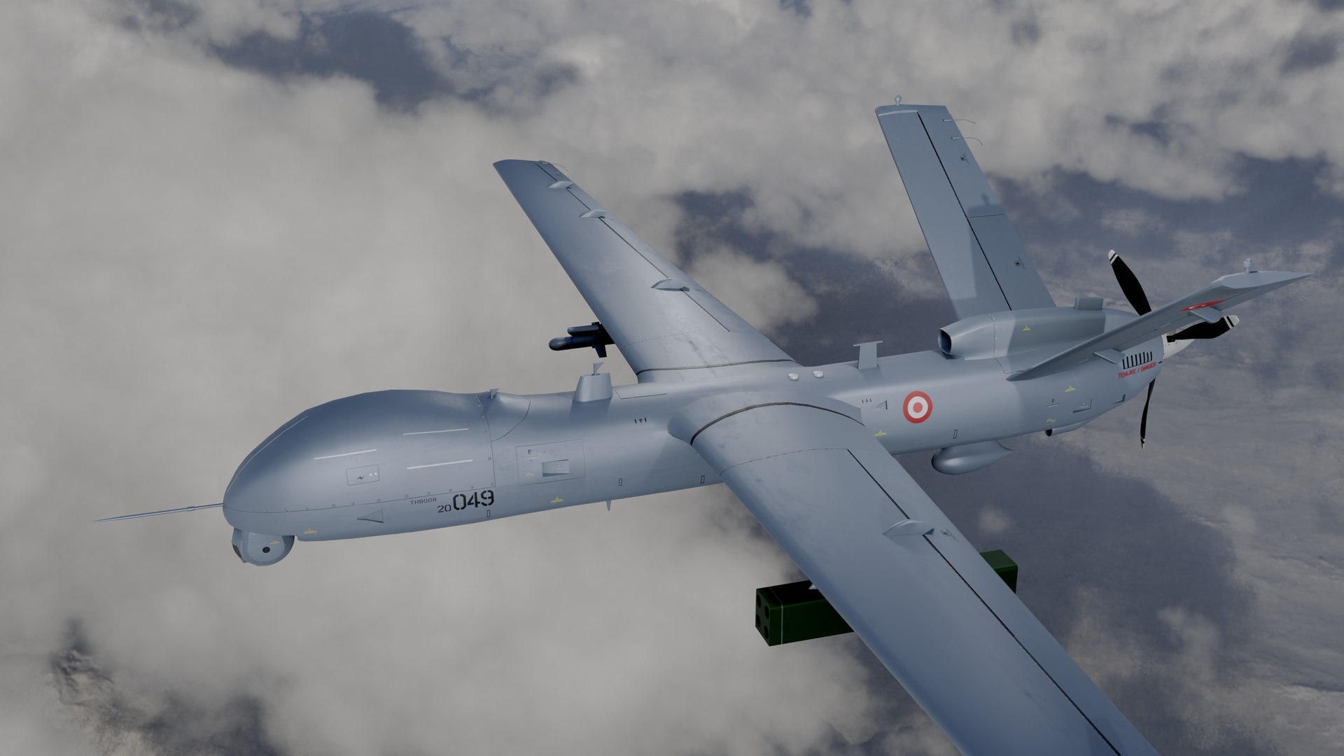 ANKA UAV 3D - TurboSquid 1828030