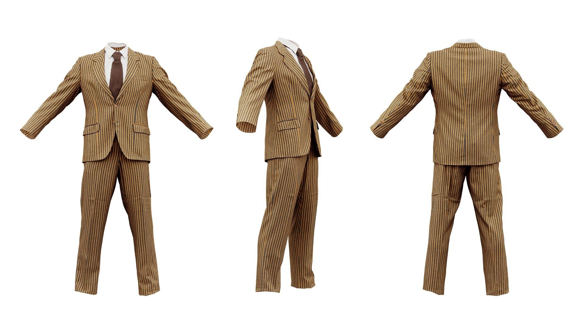 Suit F Full Closed 3D Model - TurboSquid 1851734