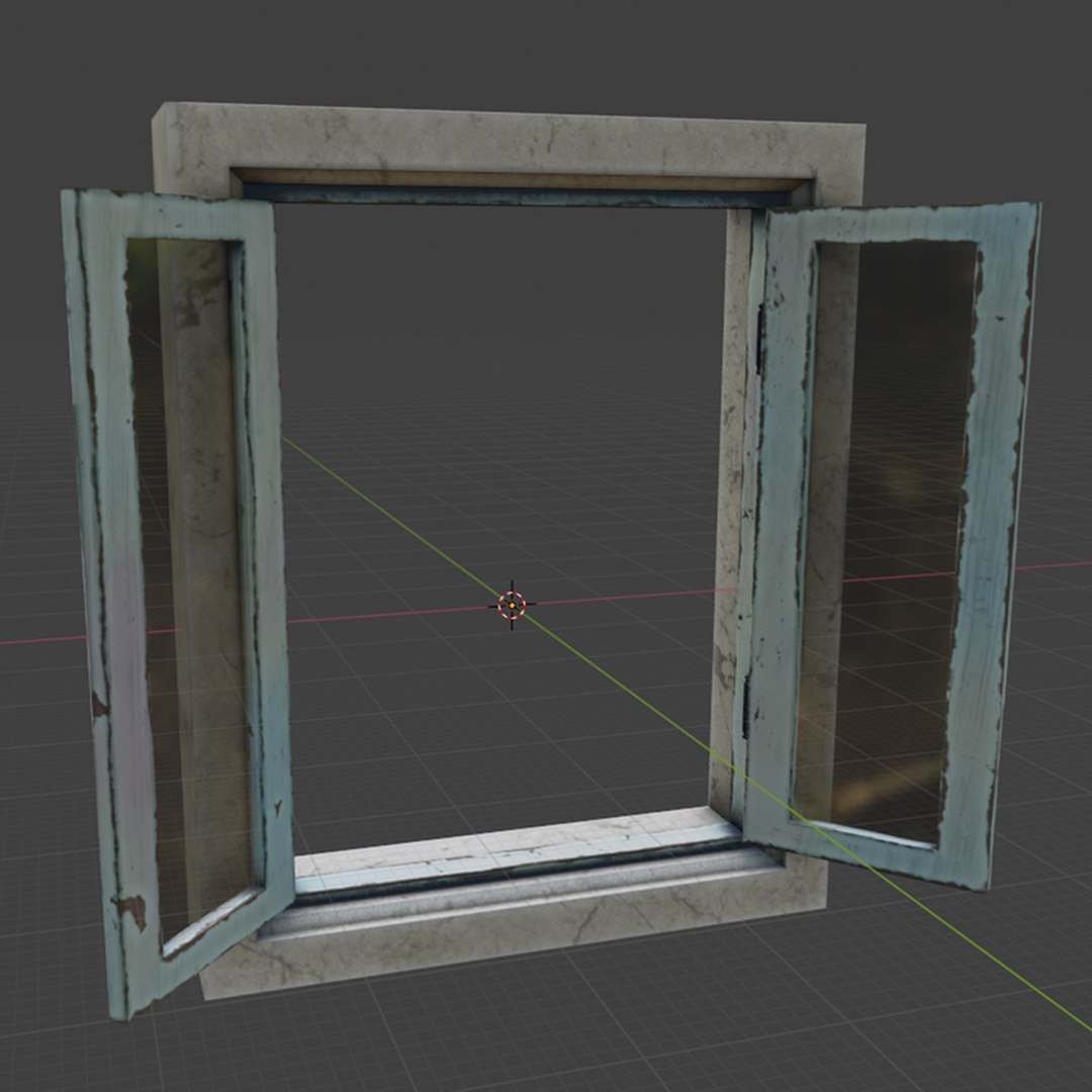 3D Old Window - TurboSquid 1573206