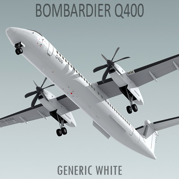 Bombardier Q400 3D Models for Download | TurboSquid