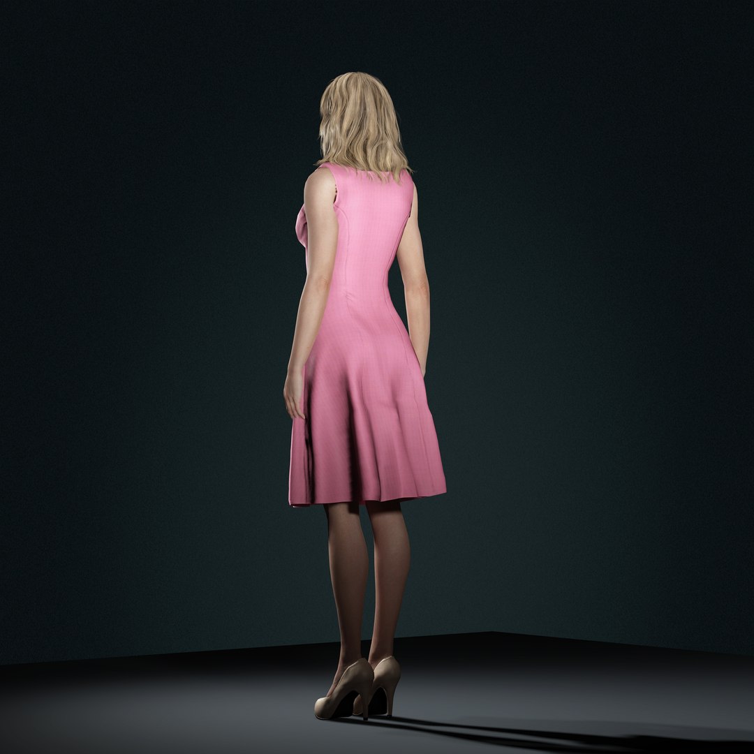 3D Model Margot Robbie 3D Model - Hyper Realistic - Low Poly 3D Model ...