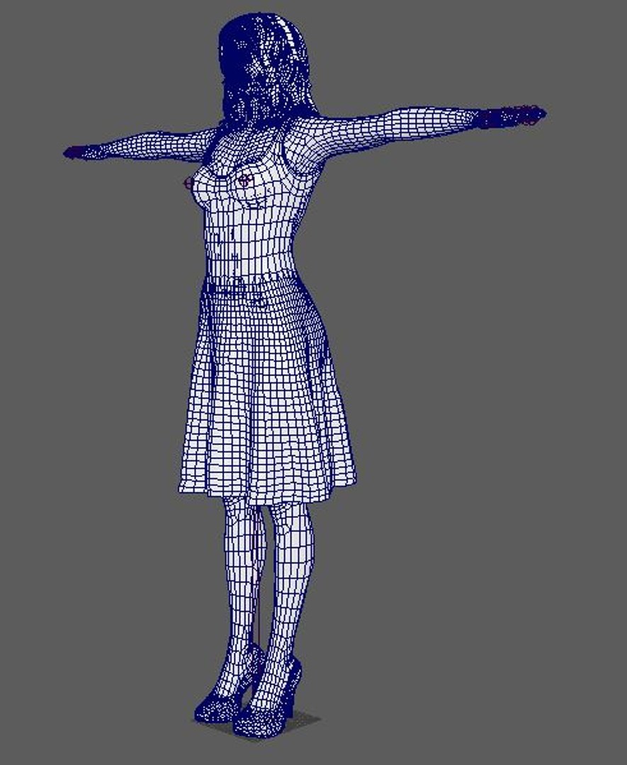 3D Model Margot Robbie 3D Model - Hyper Realistic - Low Poly 3D Model ...